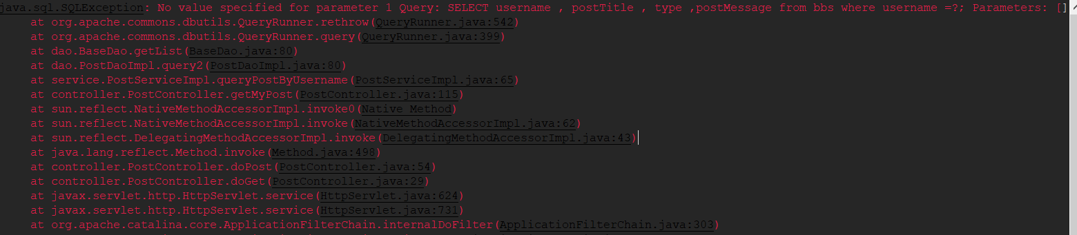 No Value Specified For Parameter 1 Query,这是什么原因啊java Csdn问答